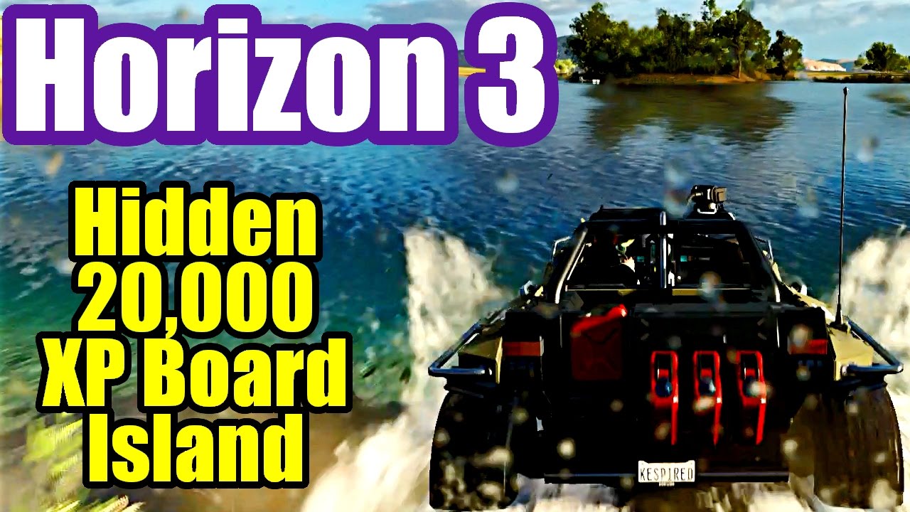 Hidden XP Board On The Island - FORZA HORIZON 3 wheel gameplay #10 ...