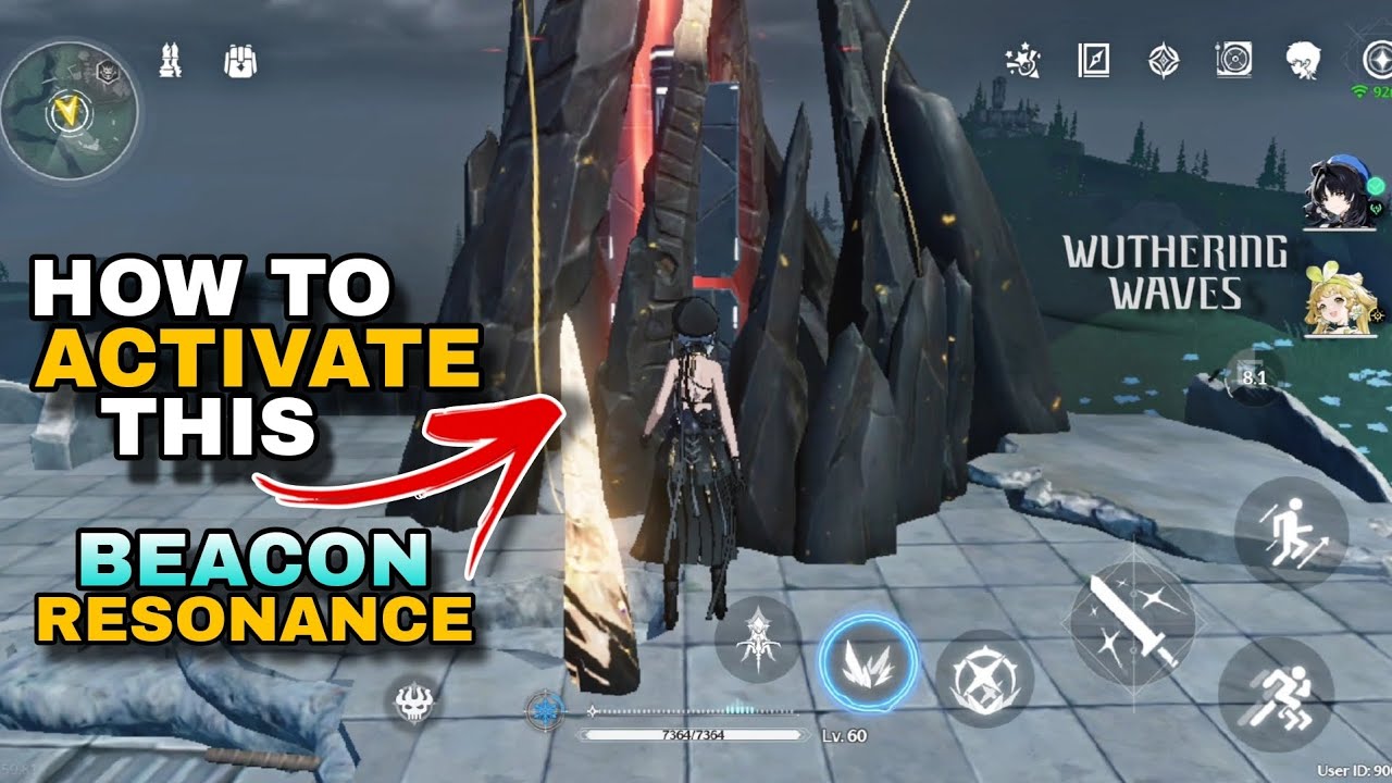 How to activate this Resonance Beacon waypoint Wuthering Waves - YouTube