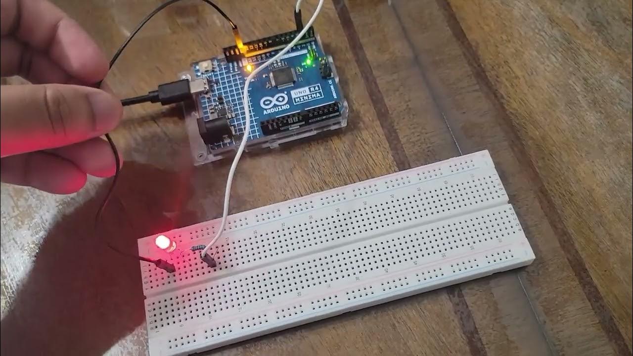 MECH 3572 Homework 1 Example 1 - Controlling an LED with Arduino - YouTube