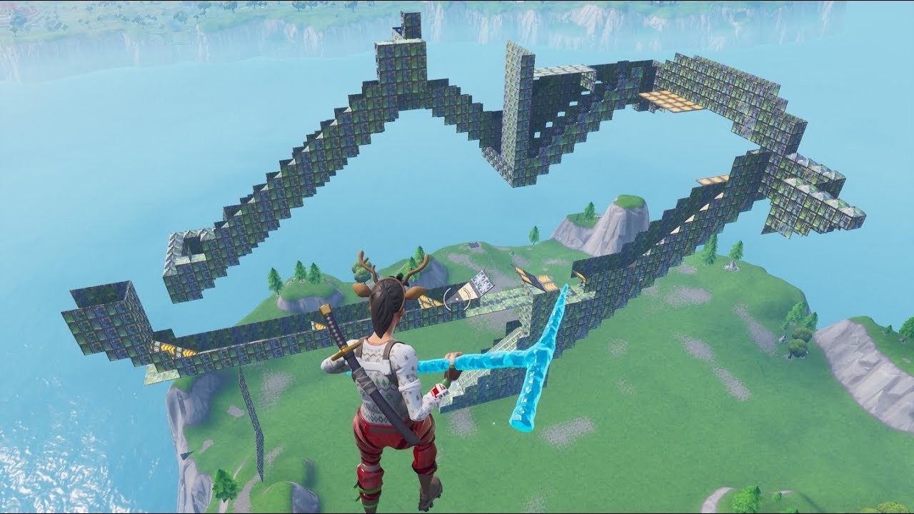Insane ice-trap "Roller Coaster" (Fortnite) - YouTube
