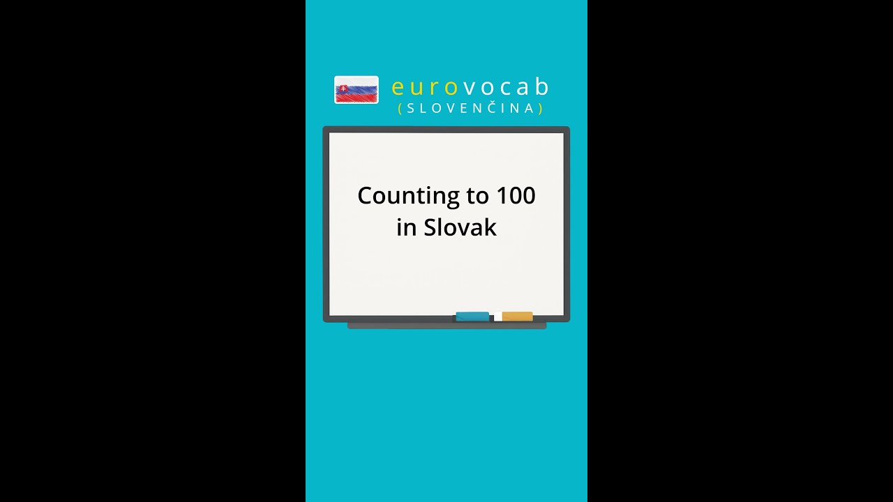 Learn Slovak - Numbers - Count to 100 - YouTube