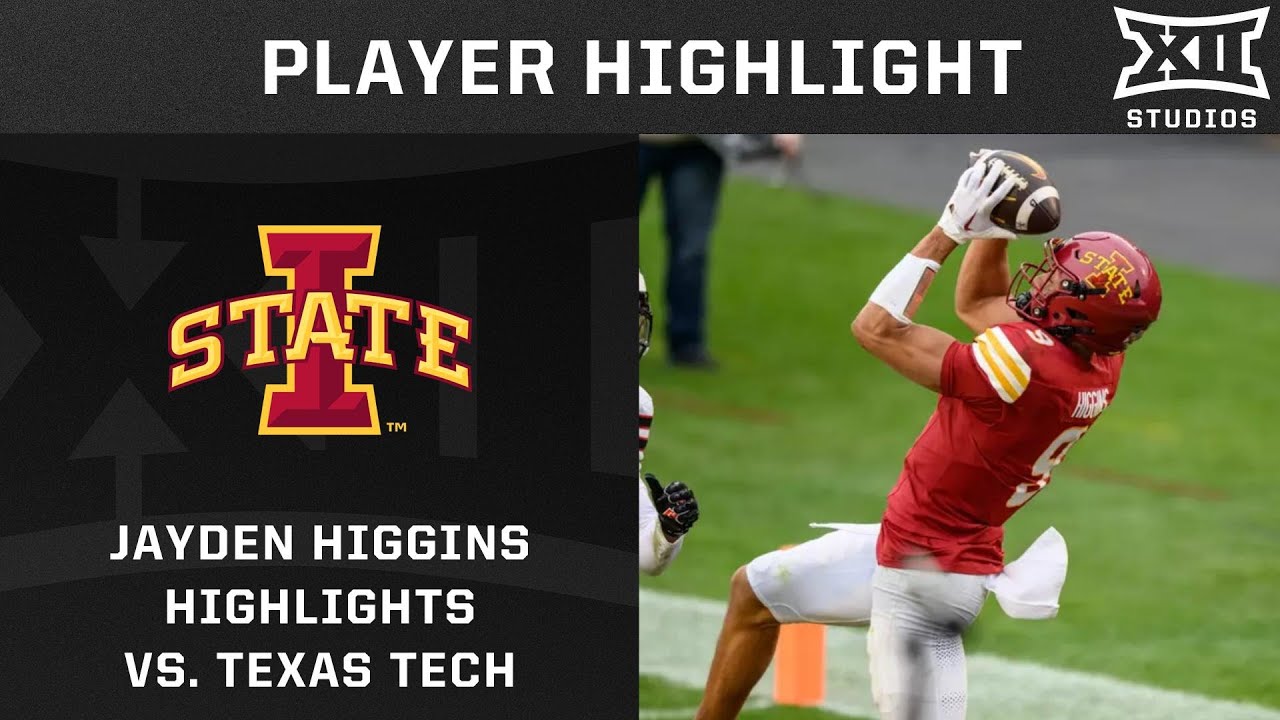 Jayden Higgins Highlights vs. Texas Tech - YouTube