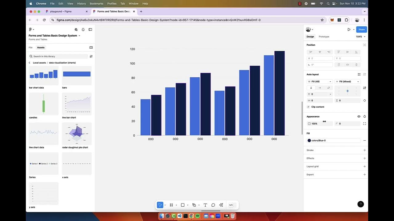 Chart components - Forms & Tables design system - YouTube