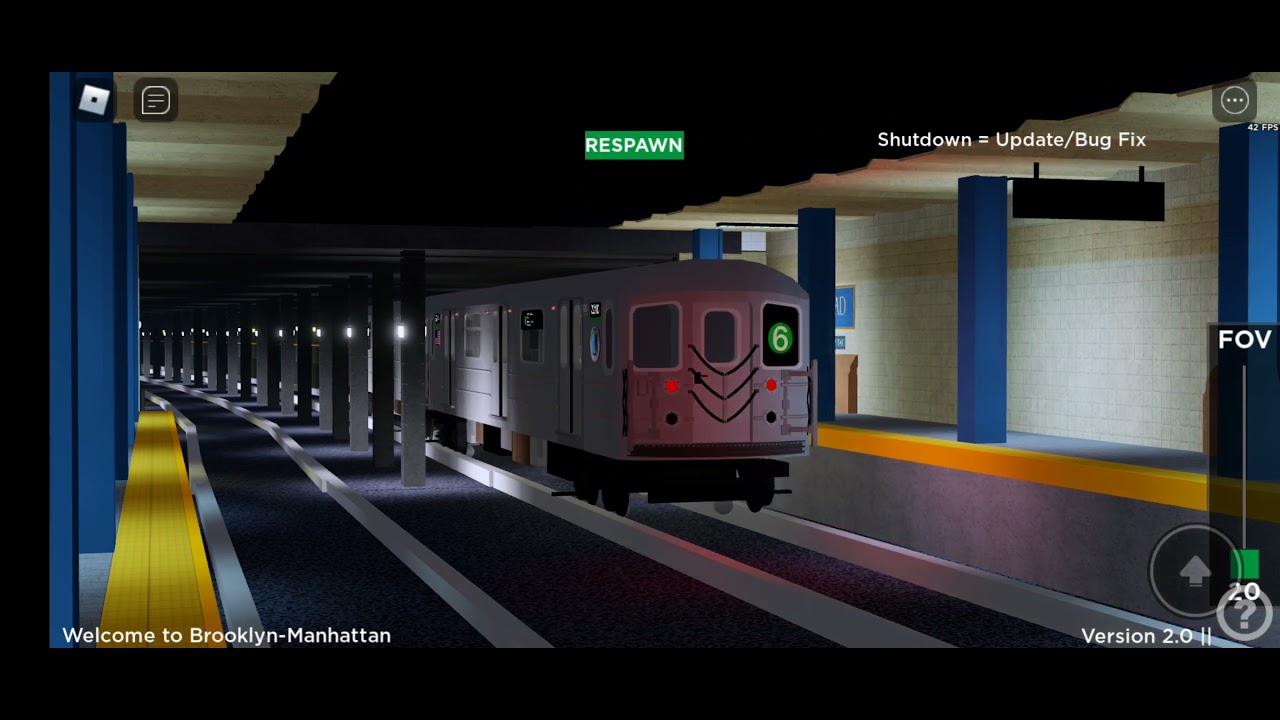 R62A and r142A 6 trains at 35 St (Roblox) - YouTube