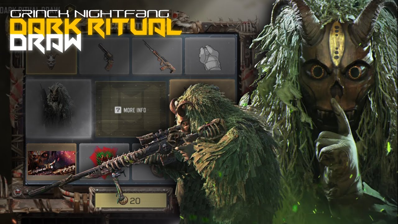 *NEW* Unlocking Grinch - Nightfang | Dark Ritual Draw | Call of Duty ...