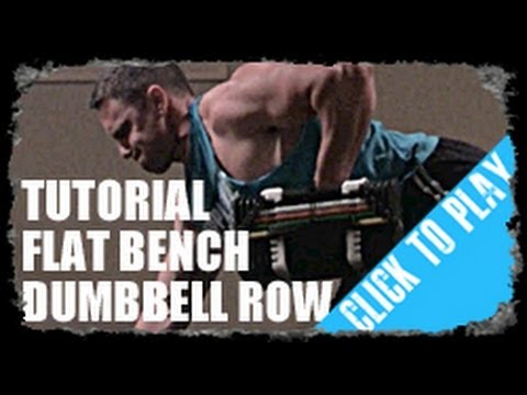 Flat Bench Dumbbell Row Tutorial with Ryan Miller of Growth Stimulus ...