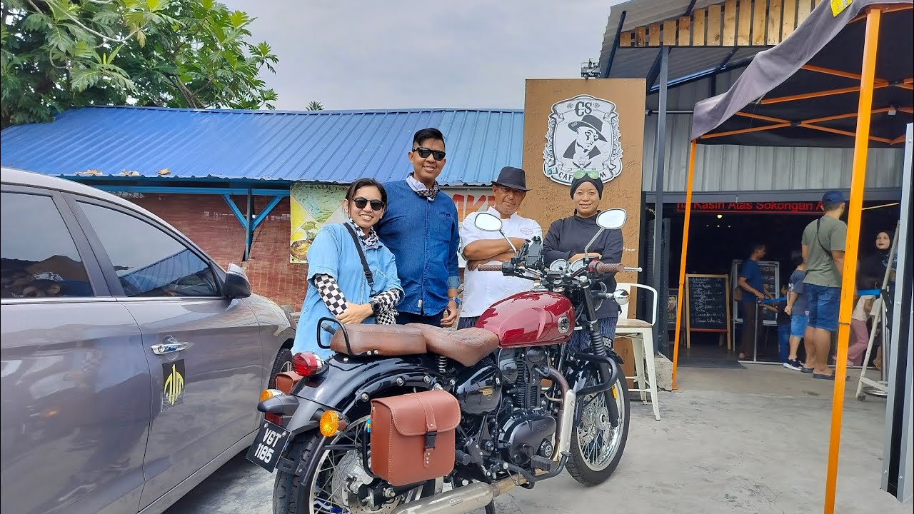 ride sarapan pagi ke kedai Cafe Salim Meru Kelang dengan Benelli ...