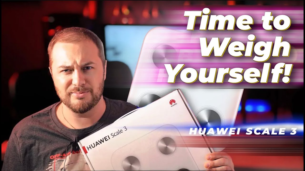 ⚖️ Review - Huawei Scale 3 smart scales \\ Wifi and Bluetooth 5 ...