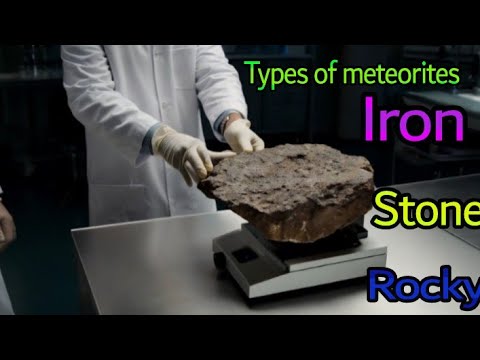 Learn about the types of stony and stony-iron meteorites - YouTube