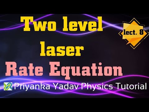 Two level laser rate equation - YouTube