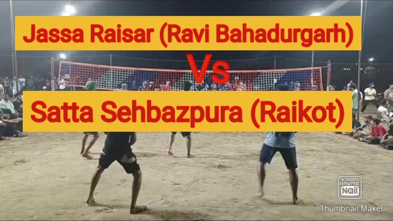 Jassa Raisar (Ravi Bahadurgarh) Vs Satta Sehbazpura (Raikot) at Bhadson ...