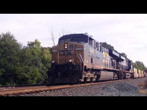 CSX I007 @ FORTVILLE, IN 9 16 23 CSX 5249 CSX 1827B&O - YouTube