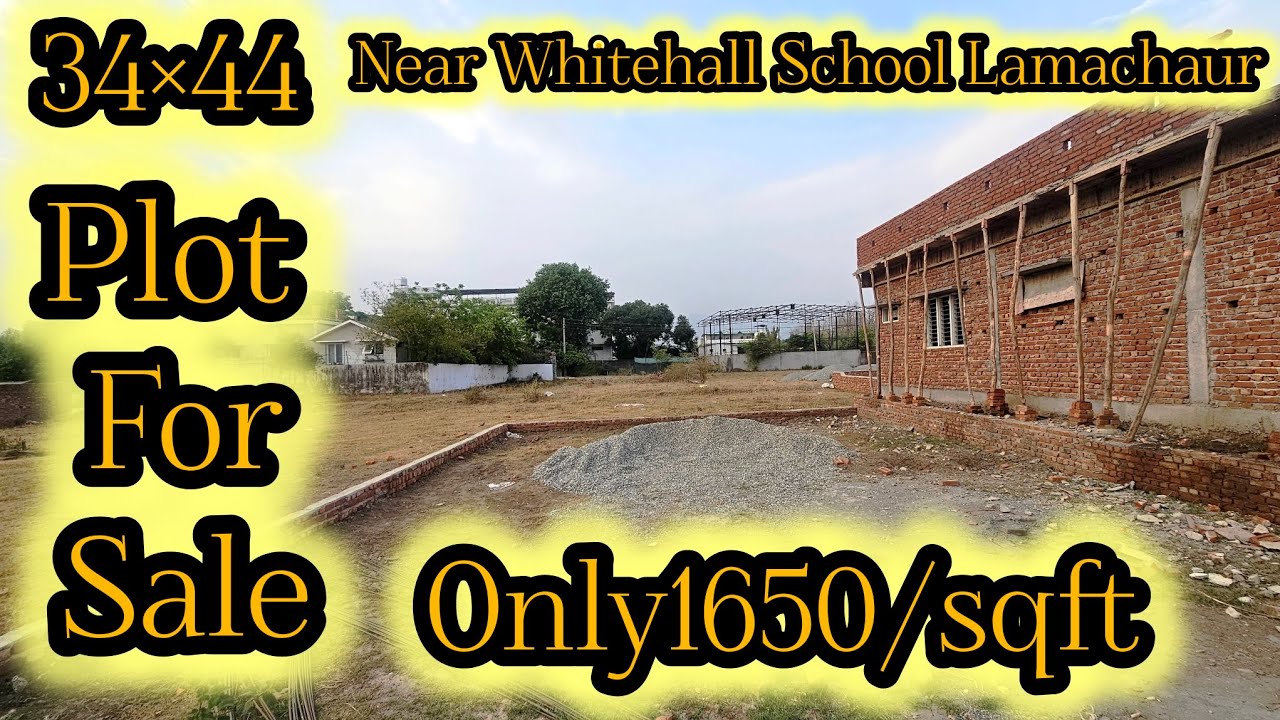 (SOLD)Plot For Sale Near Whitehall School Lamachaur#realestate # ...