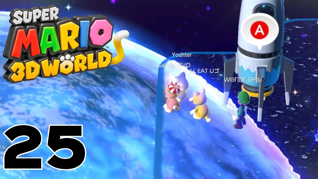Super Mario 3D World - Episode 25: Space World - YouTube