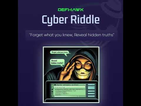 🕵️‍♂️ Cyber Riddle - Guess the attack! #CyberSecurity #InfoSec #Riddle #challenge #tech #AI # ...