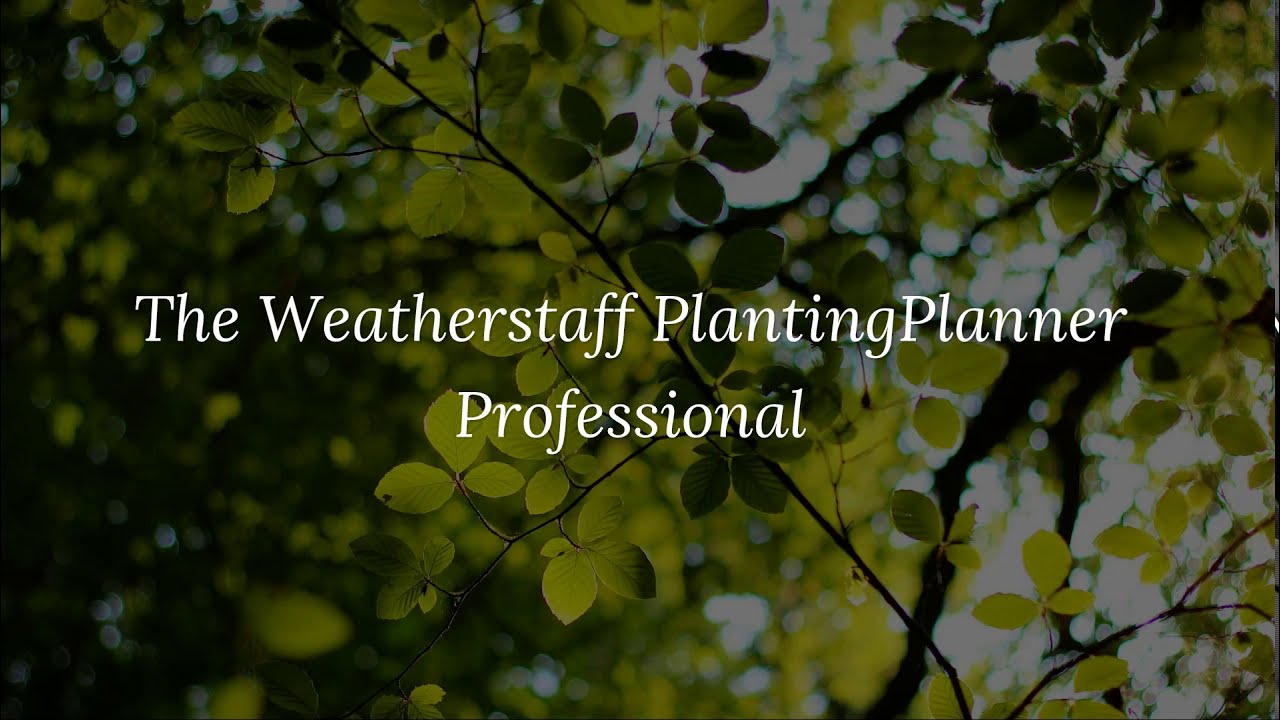 Weatherstaff PlantingPlanner Pro Demo - YouTube
