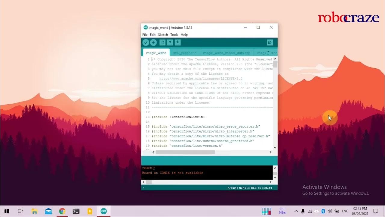 Arduino Tinyml Kit Tutorial 2 Magic Wand Person Detection And Speech Detection On The Nano 33