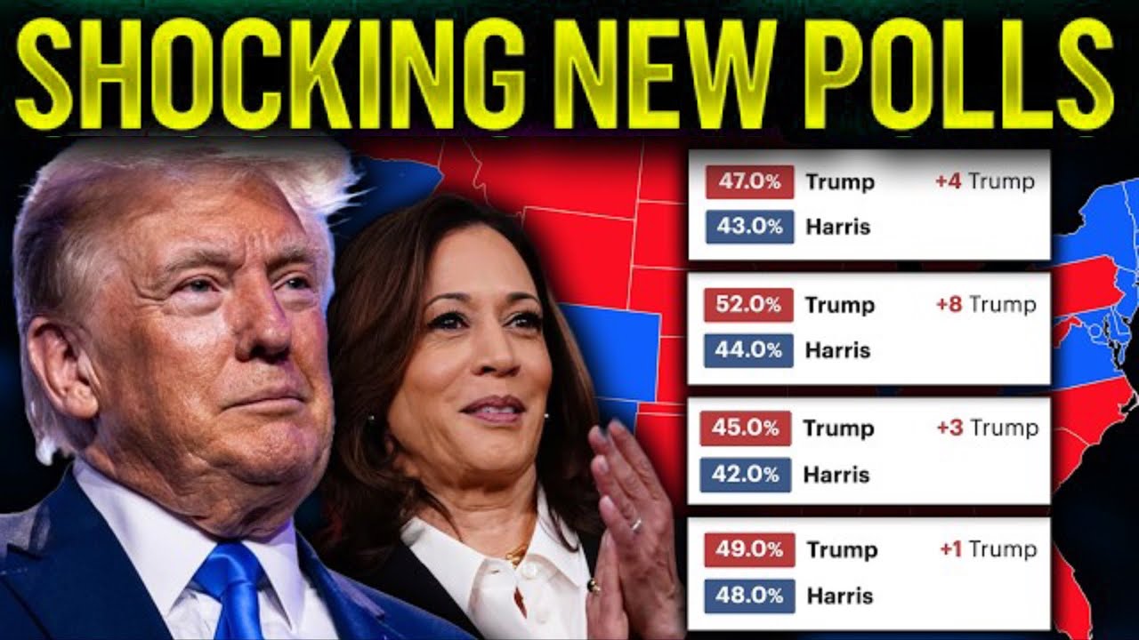 Kamala Harris vs Donald Trump New 2024 Election Map Prediction ...