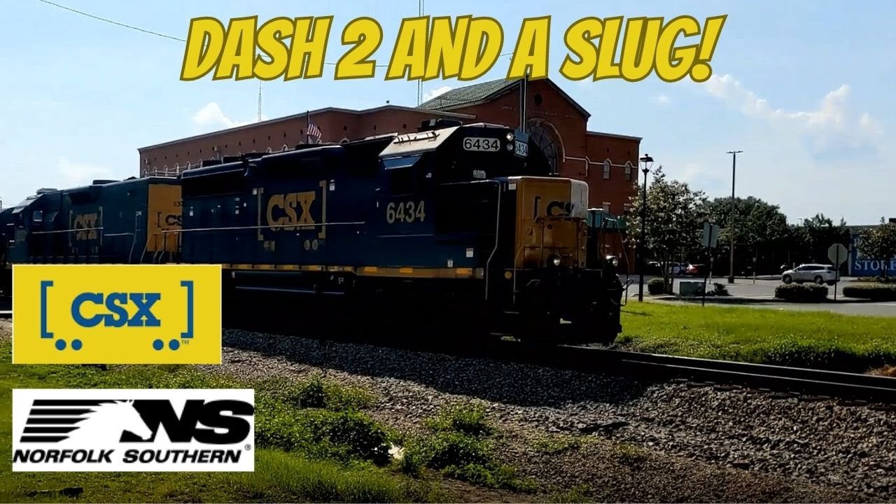 Almost A Double! CSX Switching & Norfolk Southern Mixed Manifest within ...