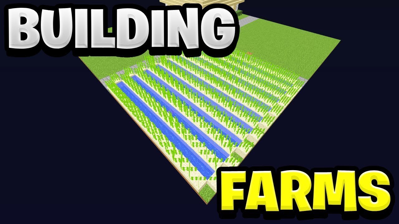 BUILDING FARMS On The BEST New Minecraft Skyblock Server In 2021 ...