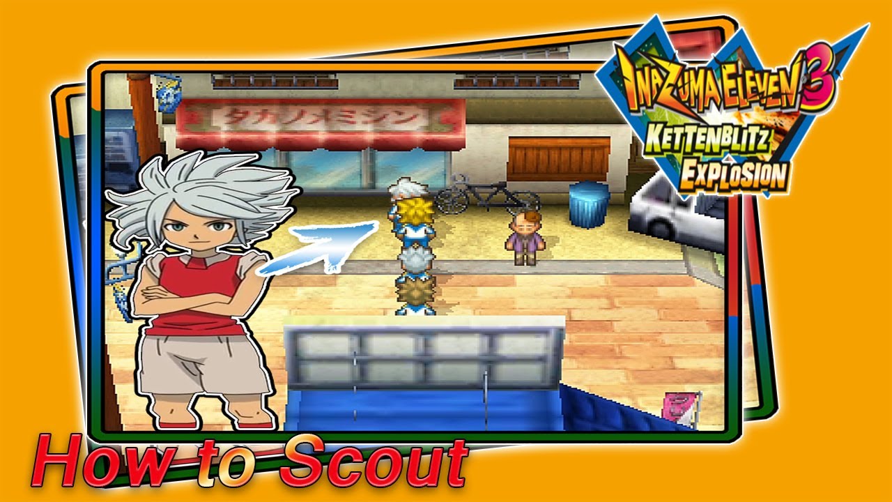 Inazuma Eleven 3: Kettenblitz/Explosion How to Scout: Bryce Whitingale ...