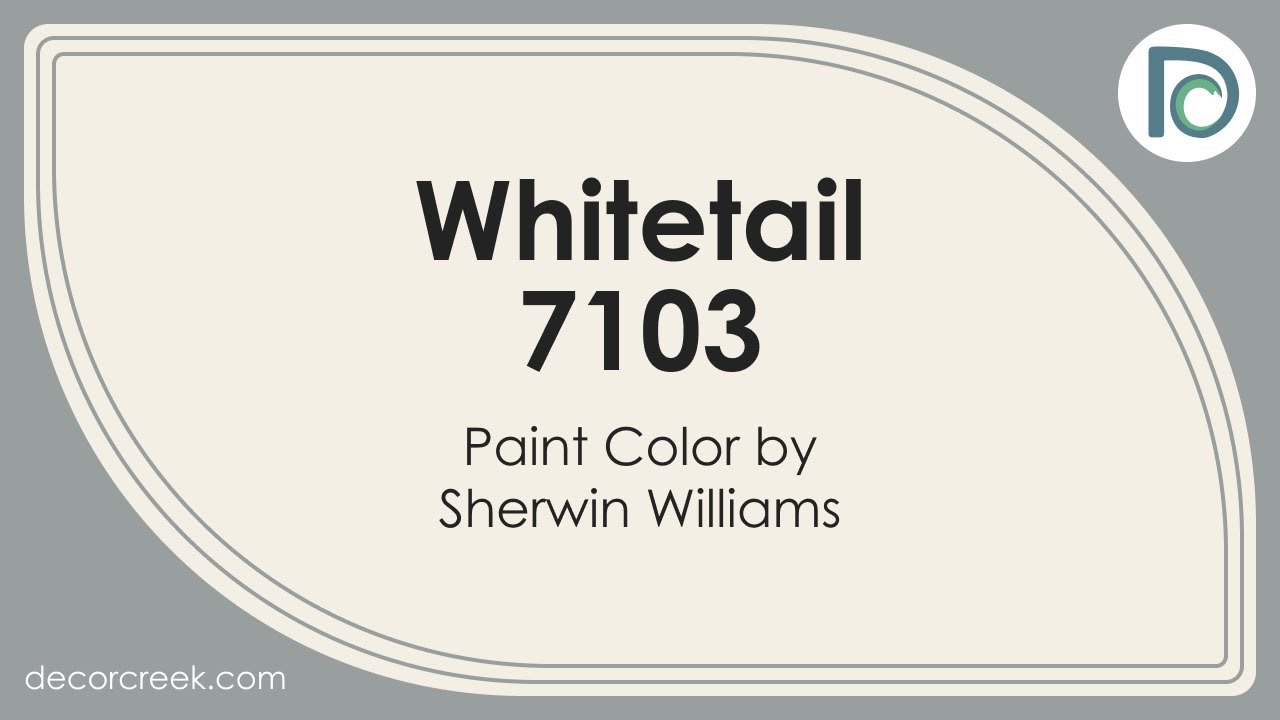 Whitetail SW 7103 by Sherwin Williams - YouTube