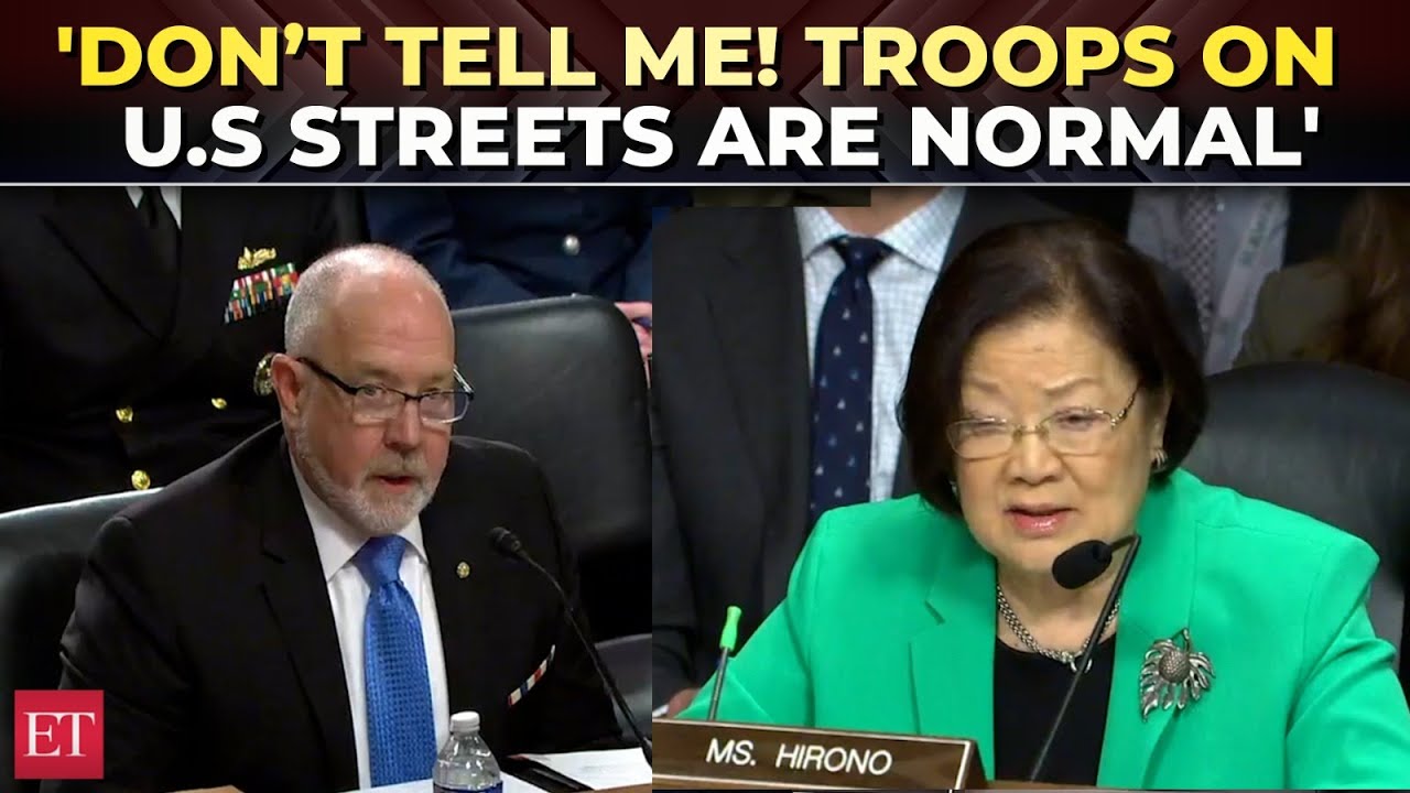 ‘Shoot the protesters? Is it legal?': Hirono ERUPTS over Trump’s Nat'l ...