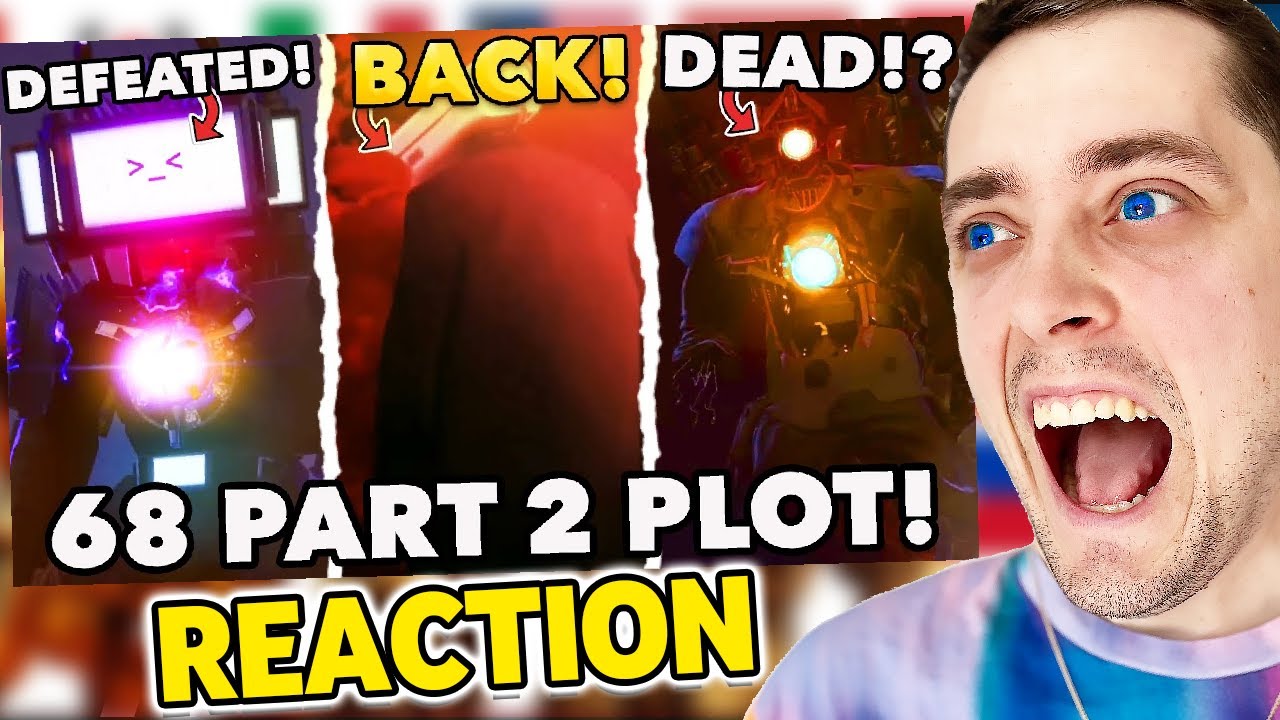 Bro's SKIBIDI TOILET 68 PART 2 PLOT!? by @Dattebayo-Channel REACTION ...