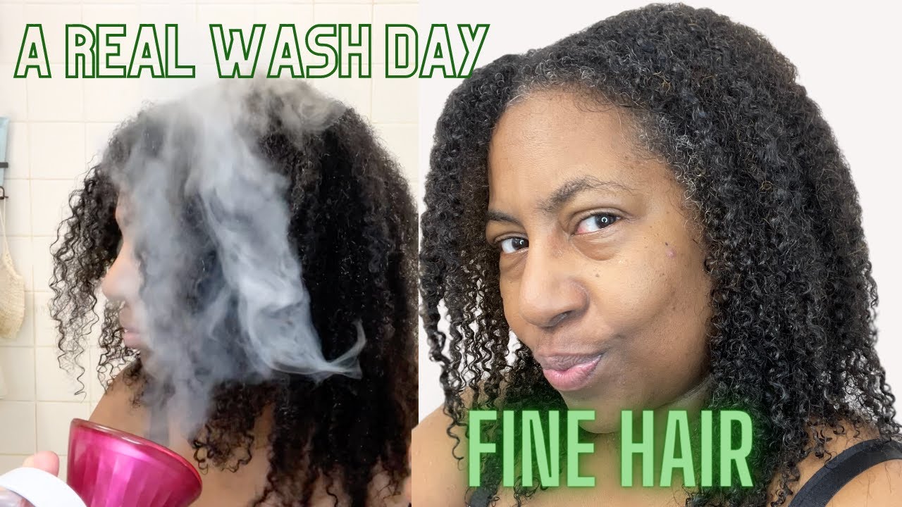 FINE NATURAL HAIR WASH DAY: Detoxing with 12 Hair Care - YouTube