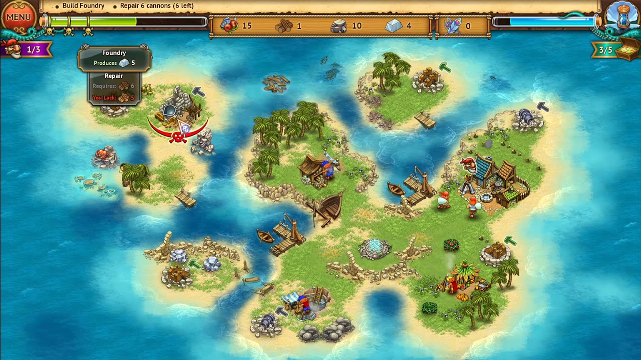 Play Pirate Chronicles Level 1-8 with Gma - YouTube