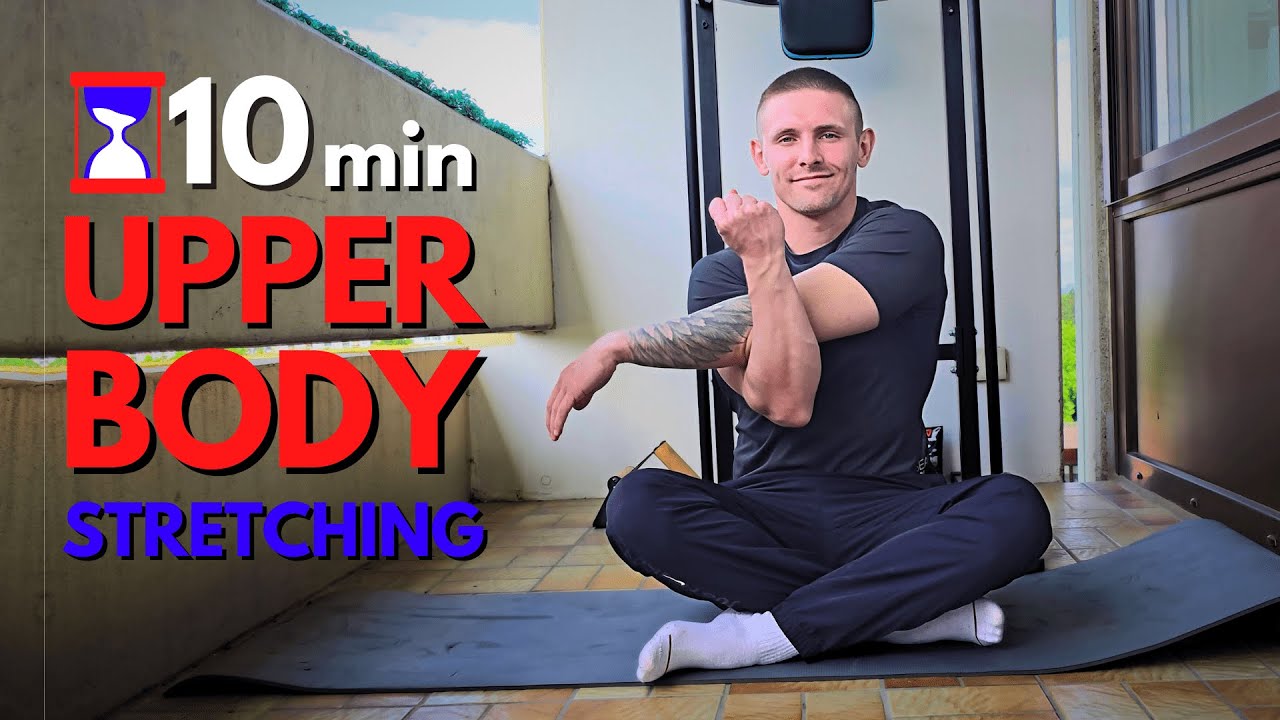 10 Min Upper Body Deep Stretching Routine | Post Workout | Follow Along ...
