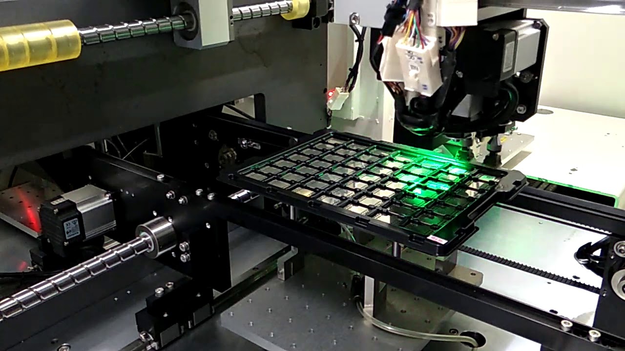 PCB LABELING MACHINE - YouTube