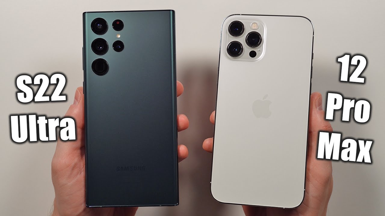 Samsung S22 Ultra vs iPhone 12 Pro Max 🔥 Speed Test - YouTube