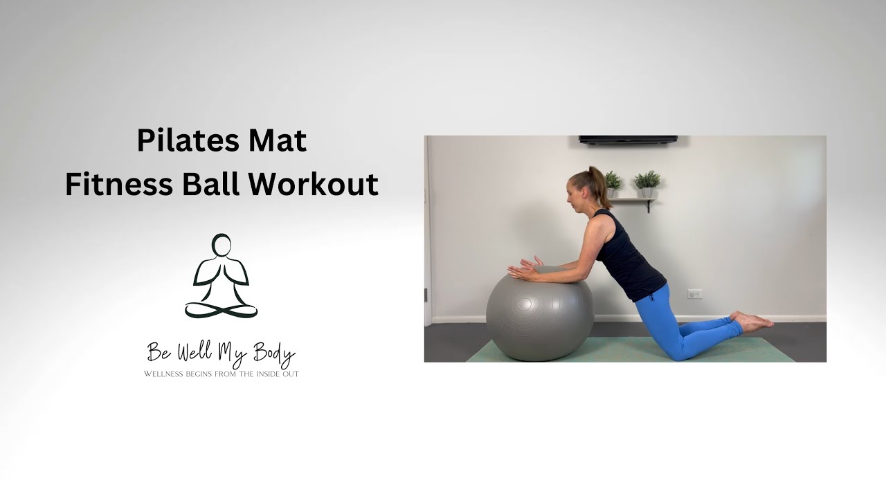 20 Minute Pilates Ball Workout - YouTube