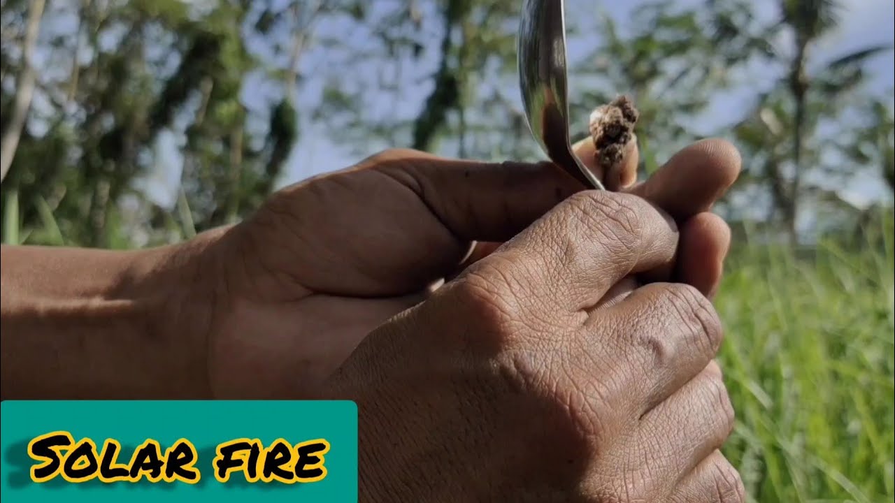 Starting a Fire with spoon. - YouTube