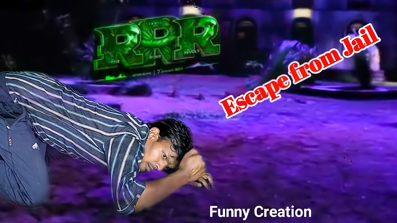 Escape from Jail ( RRR ) Funny Escape Scene | AR FUN CREATIONS - YouTube