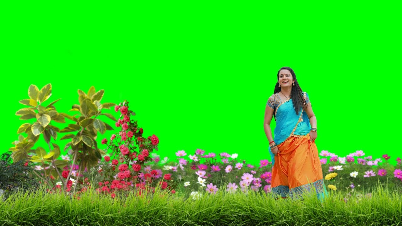 3D Cinematic Nature Green Screen Status Video Background || flower ...