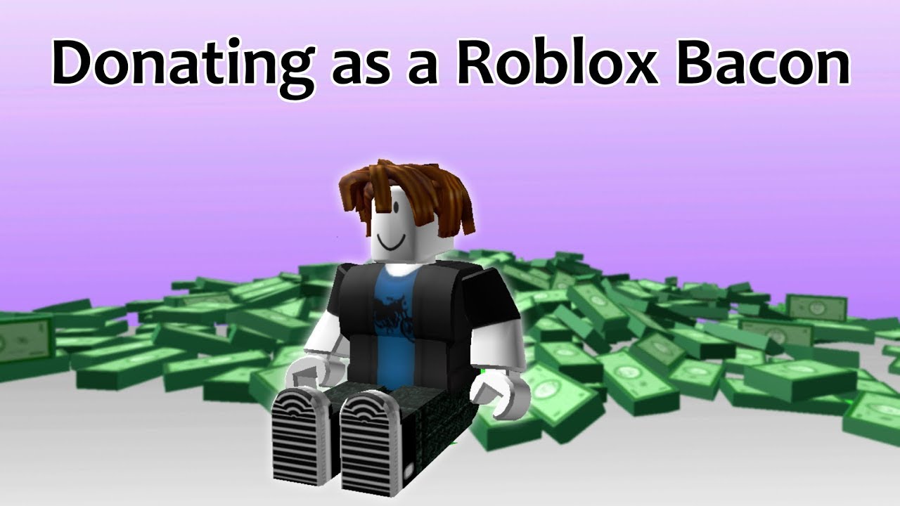 Donating In Pls Donate (Roblox) Made By (BaconBoomarang) - YouTube