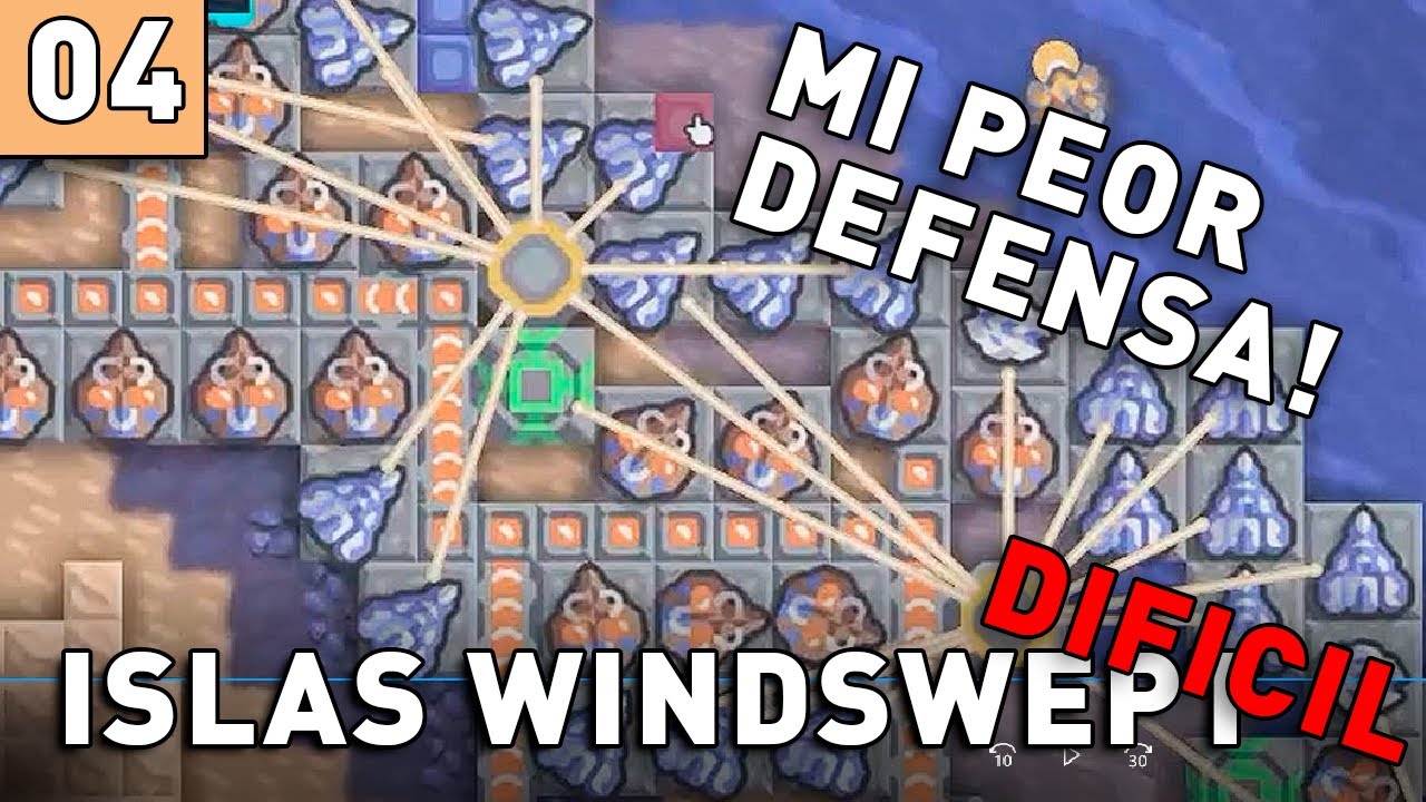 MI PEOR DEFENSA! - ISLAS WINDSWEPT - Mindustry v6.0 Campaña Ep.04 - YouTube