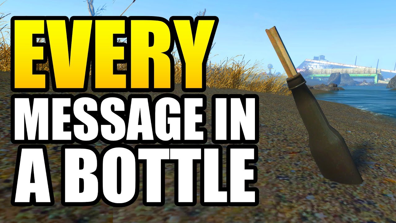 Where To Find Every Message in a Bottle in Fallout 4 - YouTube