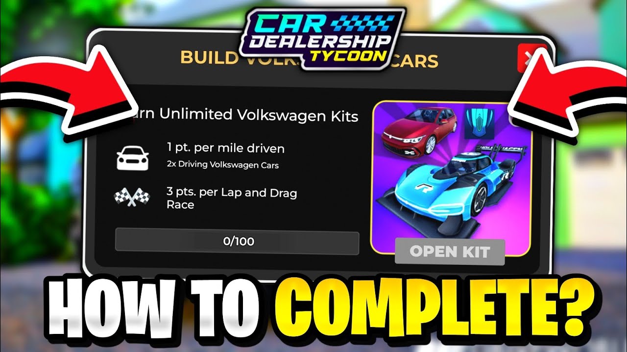 How To COMPLETE VOLKSWAGEN EVENT & GET POINTS FAST IN CDT! ROBLOX CAR ...