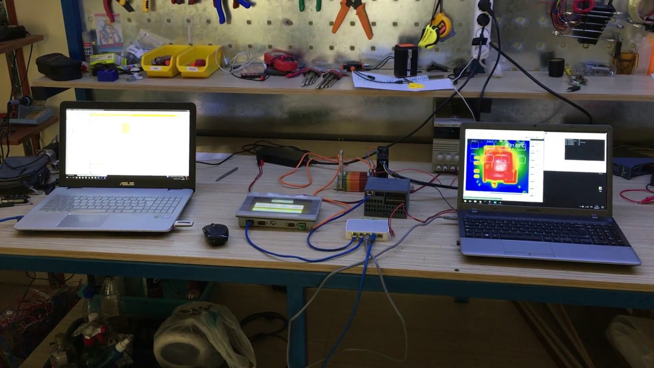 Thermal Camera - PLC Application - YouTube