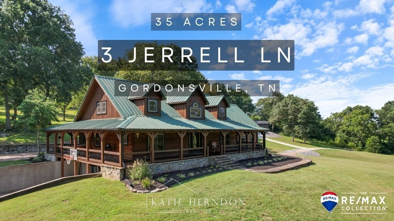 Log Cabin nestled on a 35 Acre Private Oasis | 3 Jerrell Ln ...
