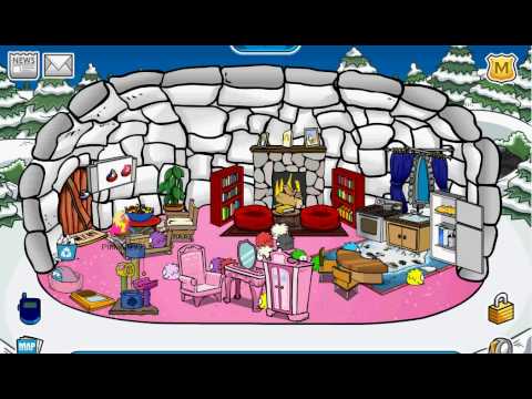 Club Penguin Igloo Decorating Tips - YouTube