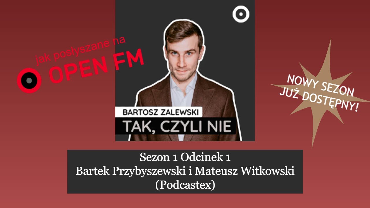 Tak, czyli nie - odc. 1: Bartek Przybyszewski i Mateusz Witkowski (Podcastex_ - YouTube