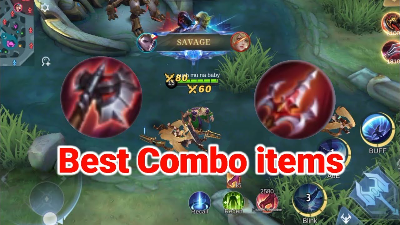 Best combo items for mobile legend 2022 - YouTube