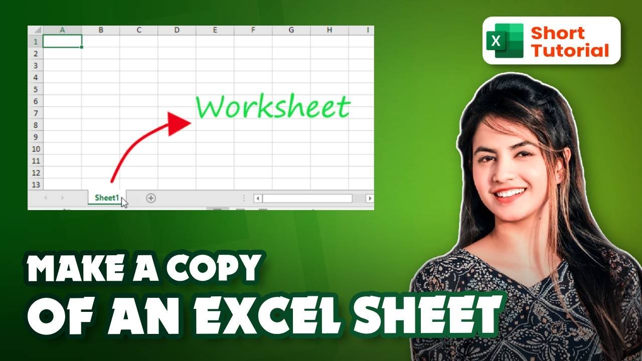 How to Make a Copy of an Excel Sheet 2024 (Easy and Simple) - YouTube