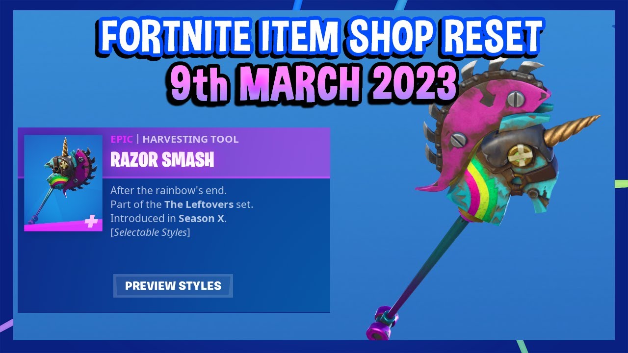 LAST SHOP OF CHAPTER 4 SEASON 1! (Fortnite Item Shop Reset 9th March ...