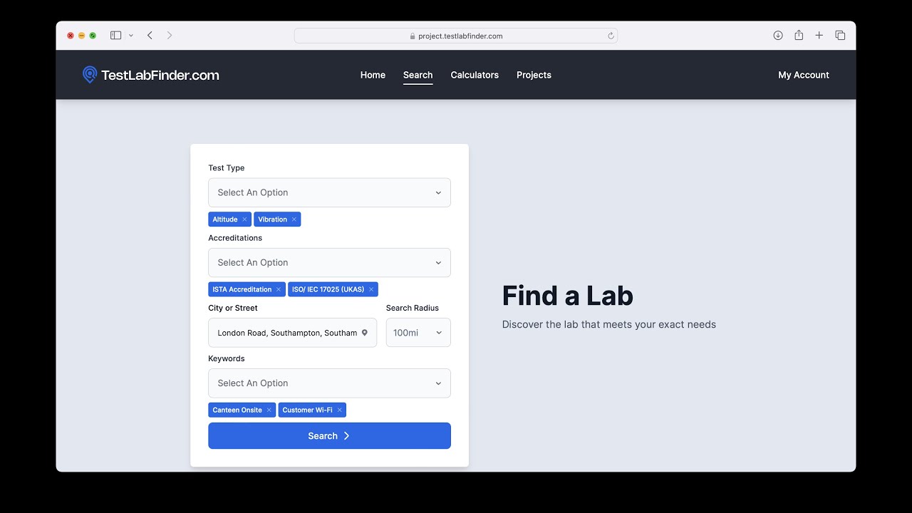 Discover TestLabFinder – Your Testing Partner - YouTube