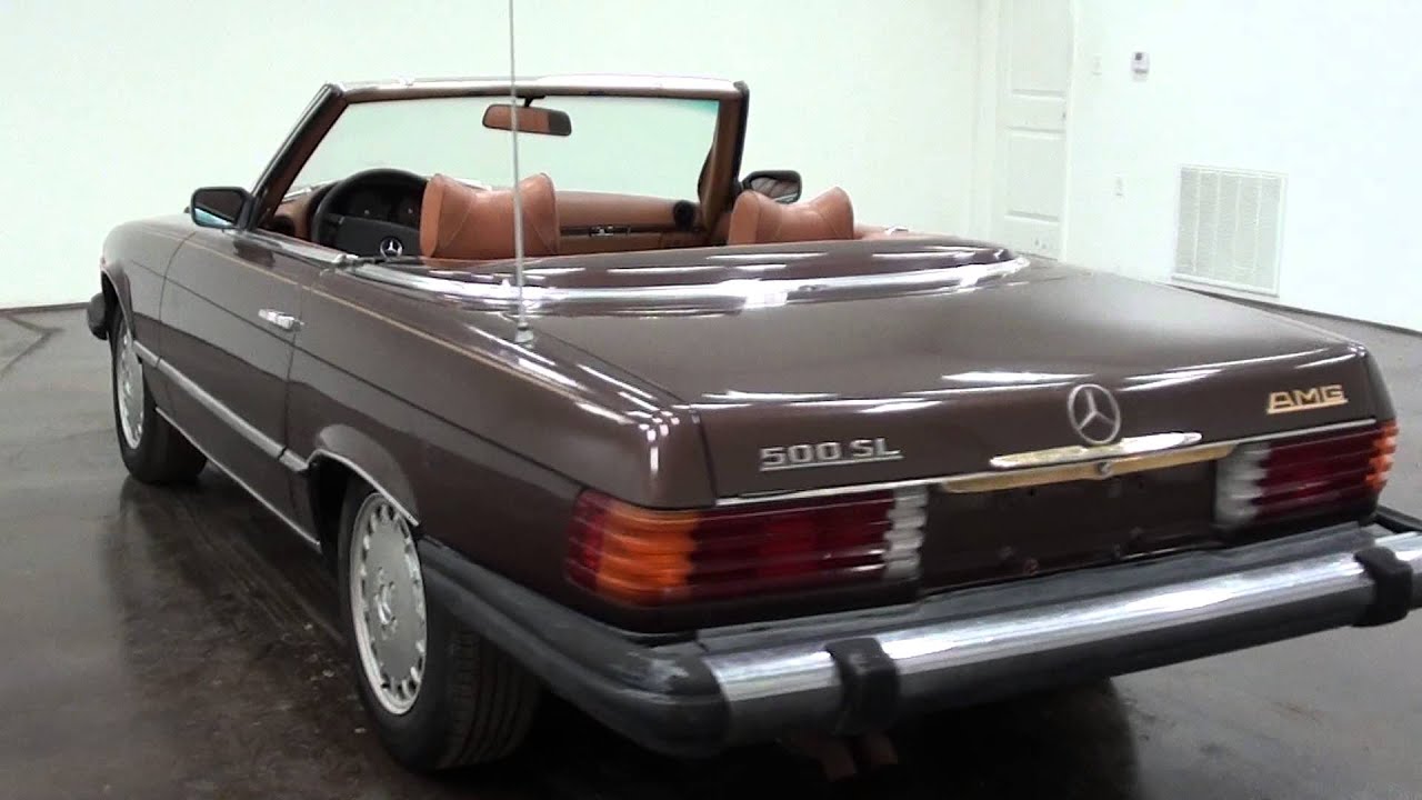 1974 Mercedes Benz 500 SL Convertible - YouTube